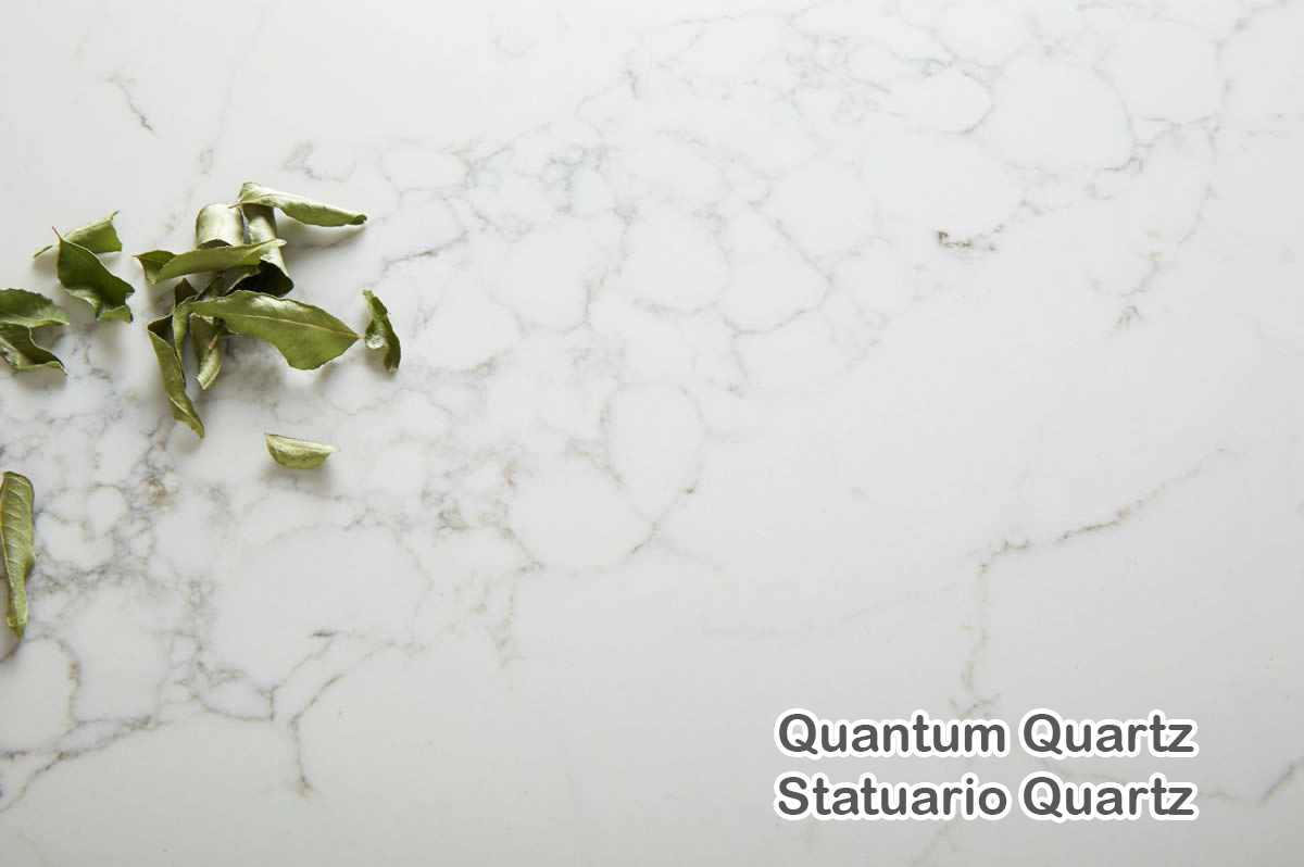 Statuario Quartz Quantum Zero Slab Polished