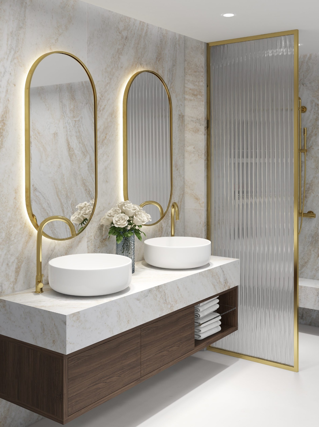 Mahal Ivory YDL Stone Mineral Slab Polished