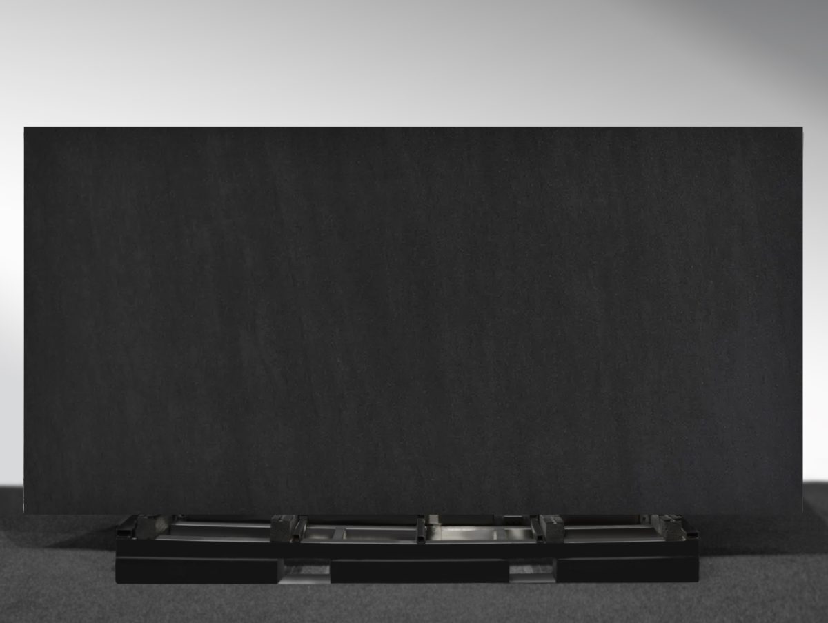 Basalt Black Neolith Porcelain Slab Satin - AUSKstone | Benchtop ...
