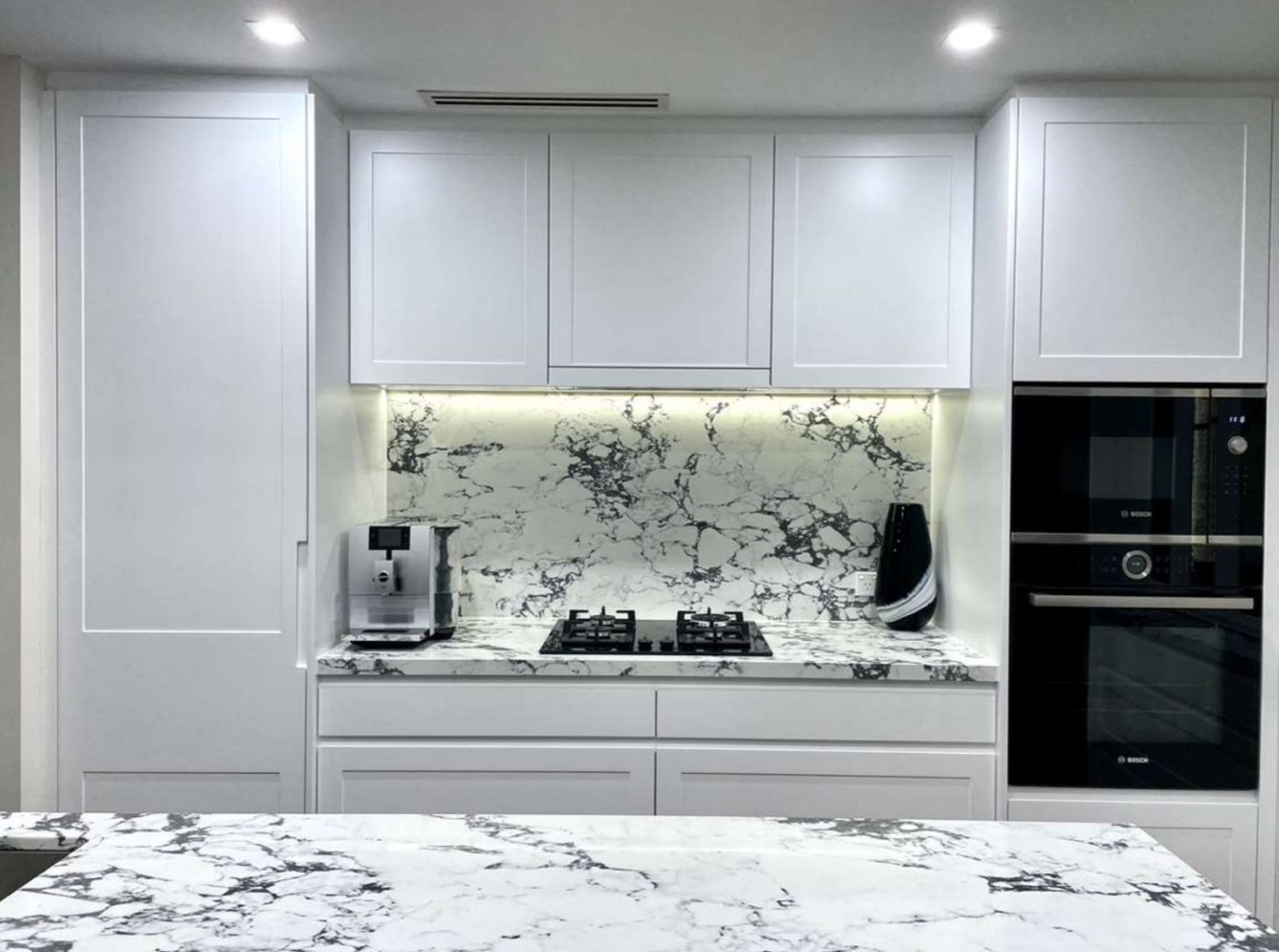 Arabescato Nero 9600 MinQ Zero Slab Polished / Matte Talostone - AUSKstone | Benchtop Factory ...