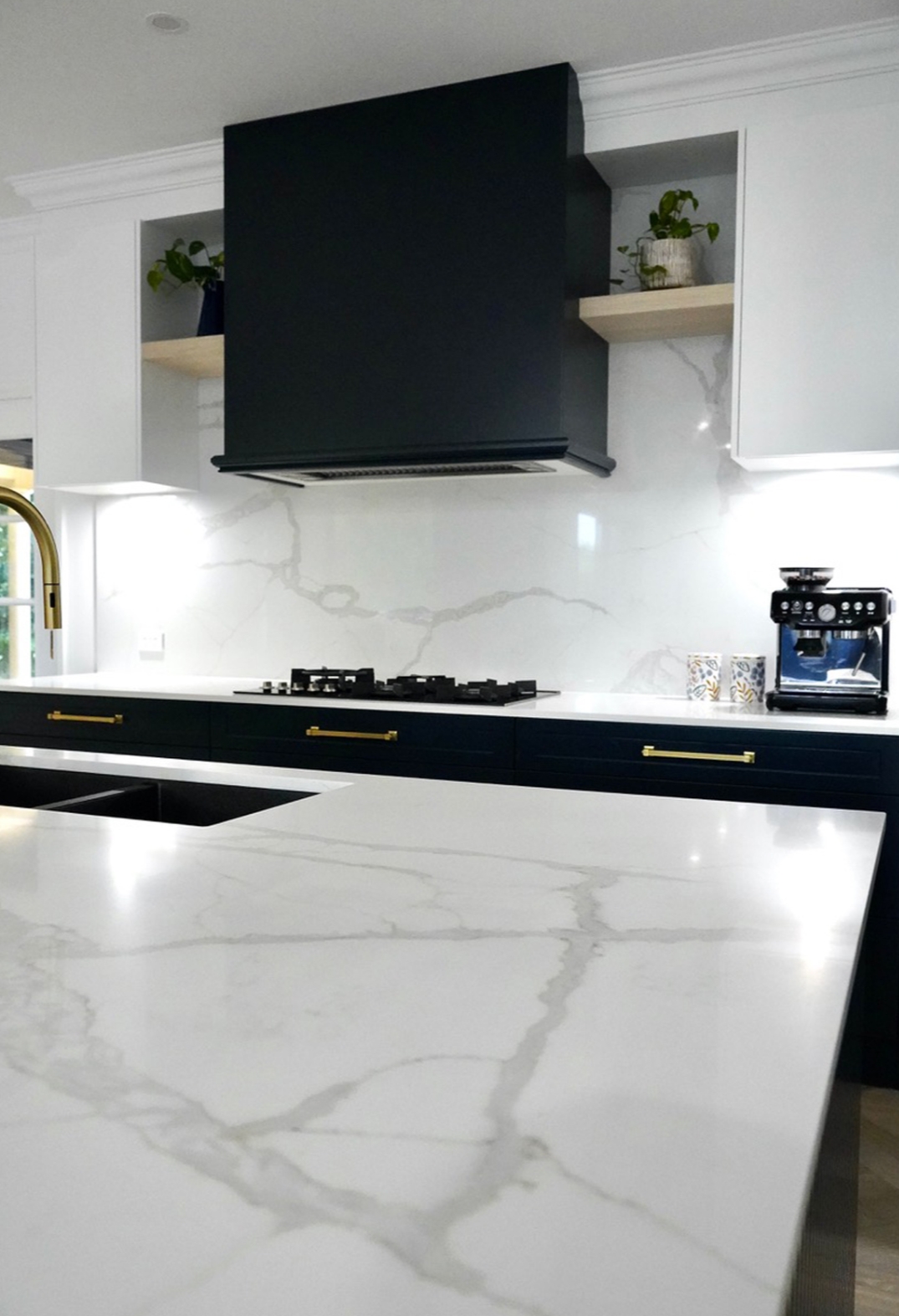 Calacatta Oro 9040 MinQ Zero Slab Polished /Matte Talostone - AUSKstone | Benchtop Factory ...