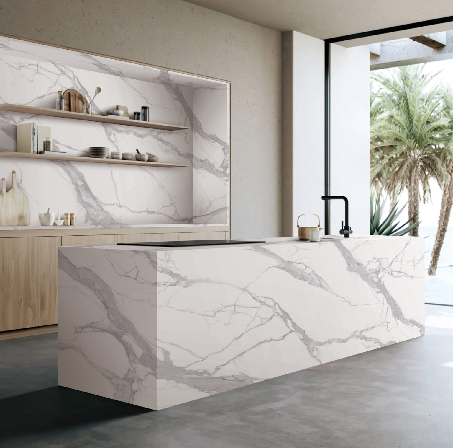A130 Calacatta Max Unistone - AUSKstone | Benchtop Factory Direct ...