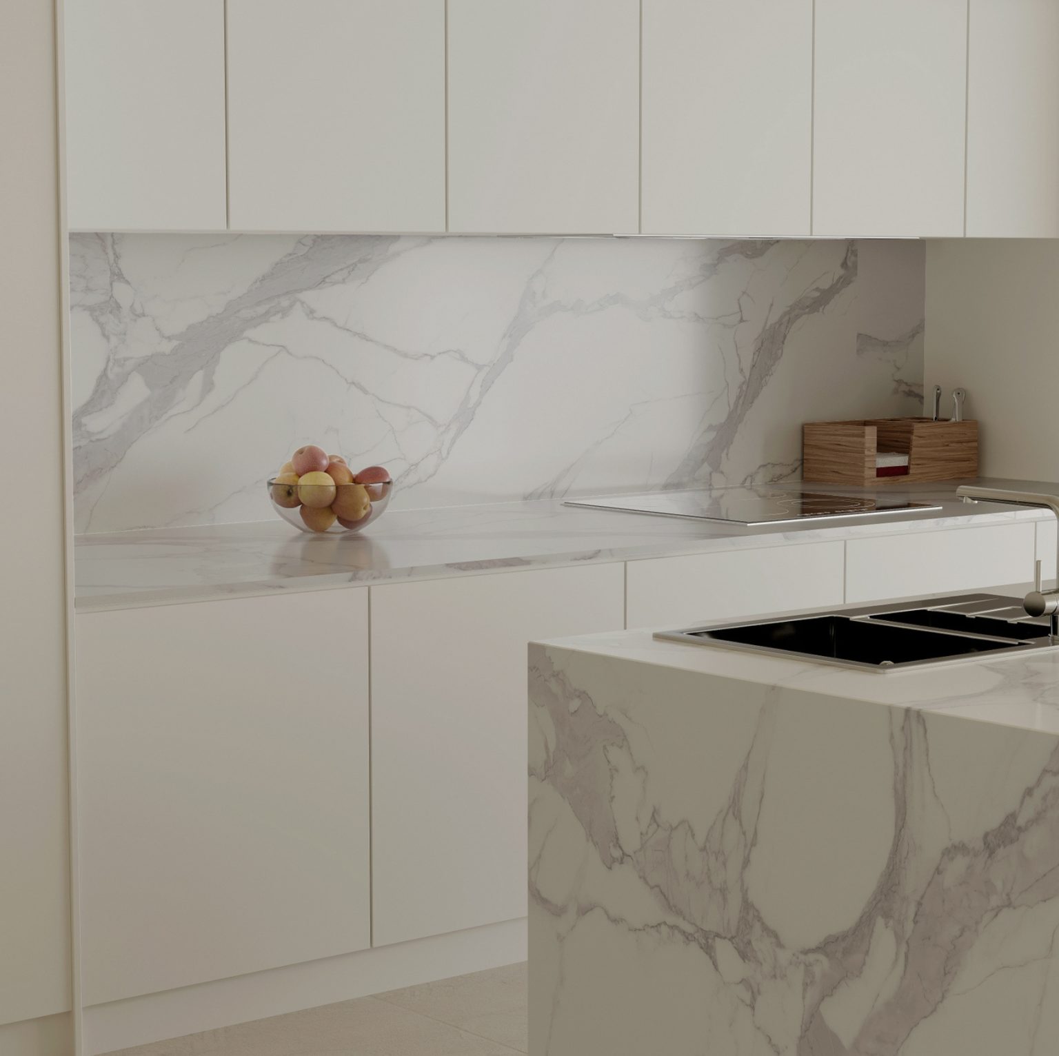 A130 Calacatta Max Unistone - AUSKstone | Benchtop Factory Direct ...