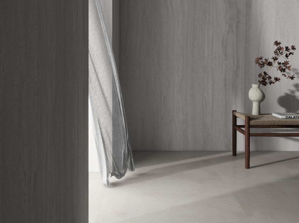 Ivory Travertine Matte YDL Stone Porcelain Slab