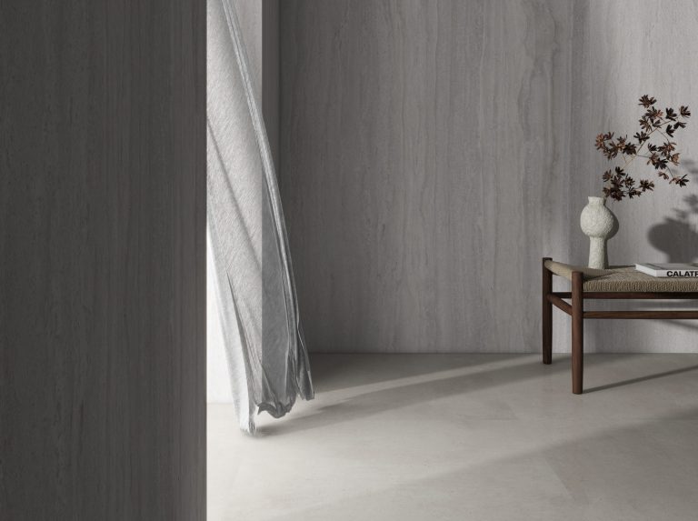 Ivory Travertine Matte YDL Stone Porcelain Slab